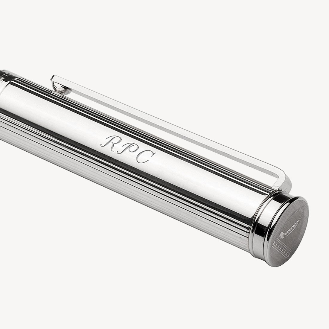 London Ballpoint Pen in Smooth Tan | Aspinal of London