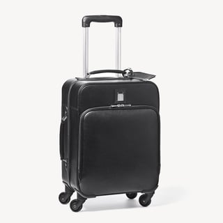 Connaught Cabin Case in Black Saffiano | Aspinal of London