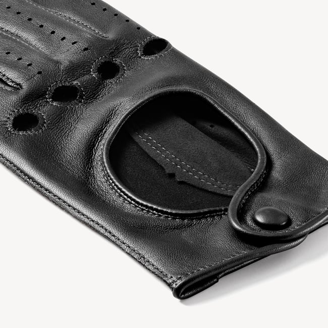 Driving Gloves for Women in Black Nappa | Aspinal of London