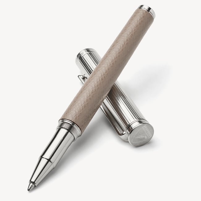 London Ballpoint Pen in Moleskin Soft Saffiano | Aspinal