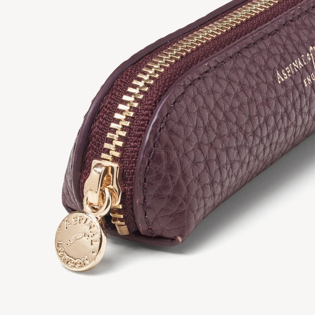 Baby Pen Case in Fig Pebble | Aspinal of London