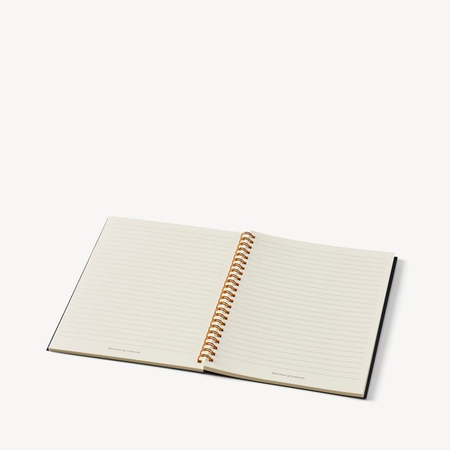 A5 Spiral Notepad Refill with Lined Pages | Aspinal of London