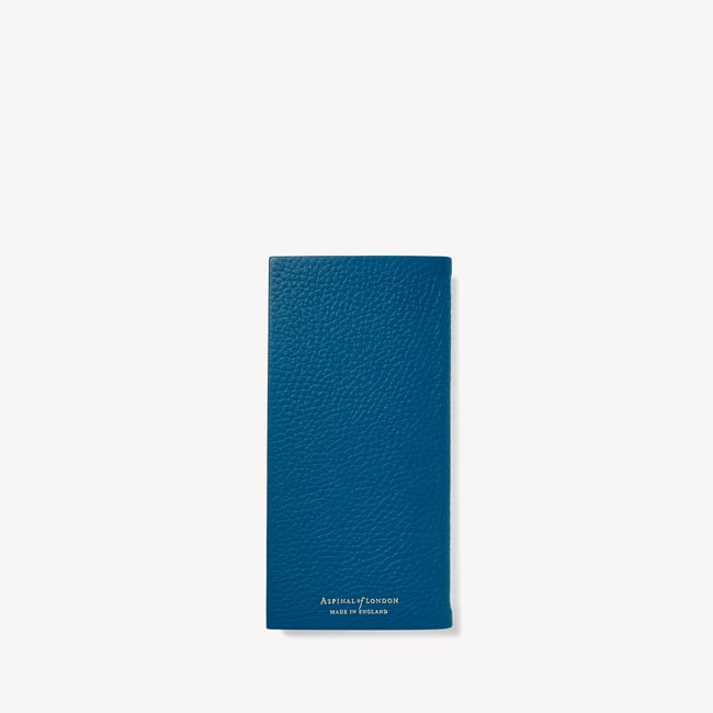 2026 Slim Pocket Leather Diary in Topaz Pebble | Aspinal
