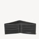 8 Card Billfold Wallet in Black Woven Leather | Aspinal of London