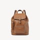 Hudson Small Backpack in Tan Milled Pebble | Aspinal of London