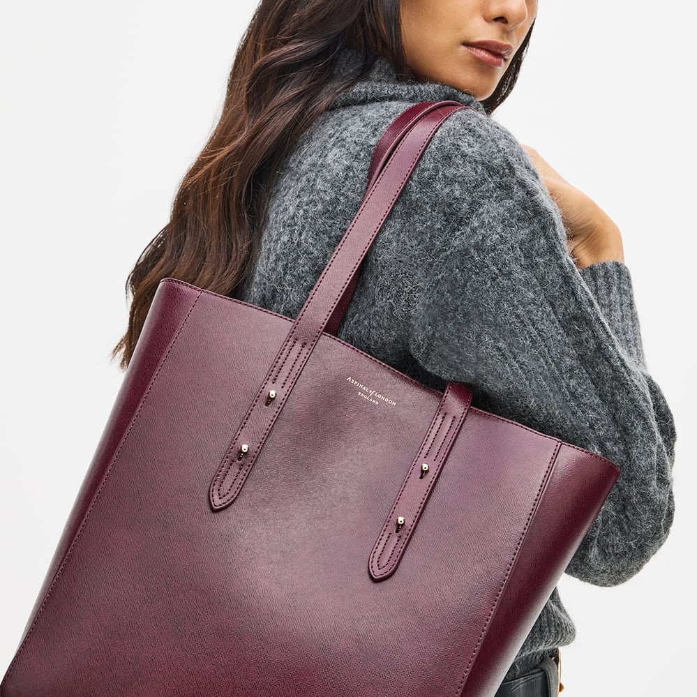 Burgundy Handbags | Burgundy Leather Handbags | Aspinal of London
