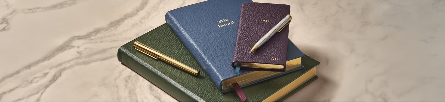Leather Diary 2026 | Aspinal of London