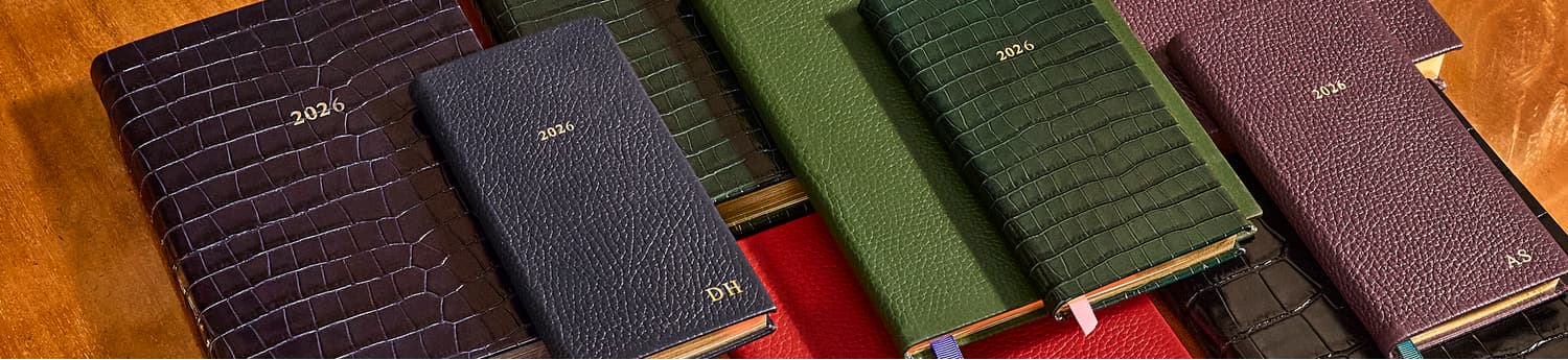 Leather Diary 2026 | Aspinal of London