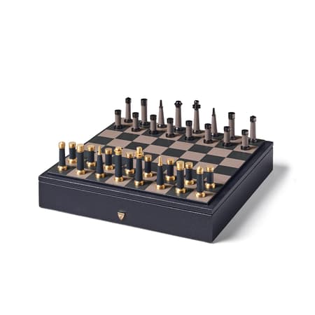 Luxury Chess Set - Wooden and Leather Sets