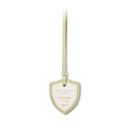 Members Club Tag in Pistachio & Smooth Chalk White | Aspinal