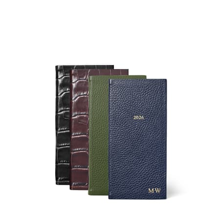 Slim Pocket Diary - Small Diary | Aspinal of London