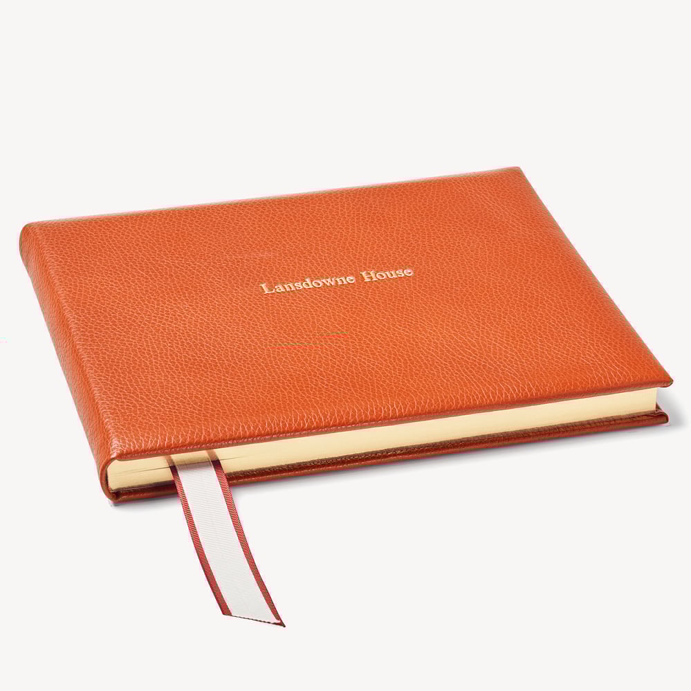 Leather Guest Books & Visitor Books | Aspinal of London