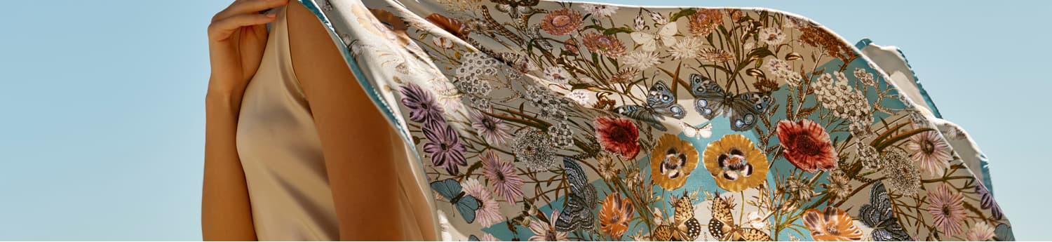 Cashmere Scarves & Silk Scarves | Aspinal of London