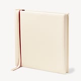 12-inch Leather Photo Album in Ivory Pebble | Aspinal of London