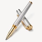 Ballpoint Pen in 23ct Gold & Sterling Silver 925 | Aspinal