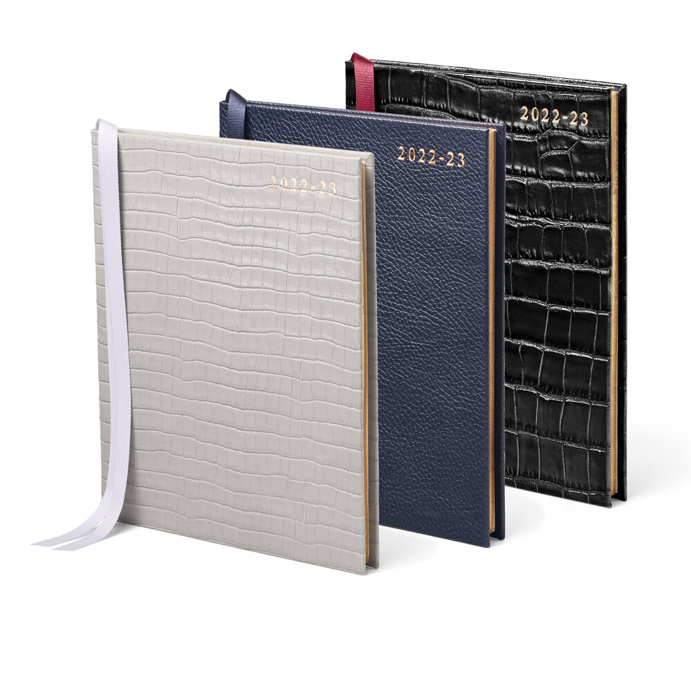 2022 Leather Diaries | Personalised Diaries | Aspinal