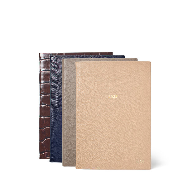 2023 Leather Diaries | Personalised Diaries | Aspinal