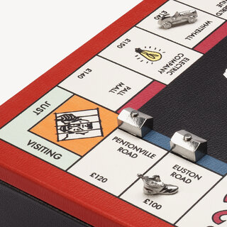 Monopoly Set in Red & Black | Aspinal of London