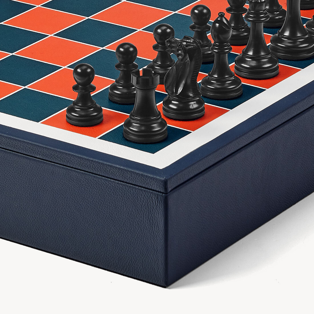 Chess Set in Red | Aspinal of London