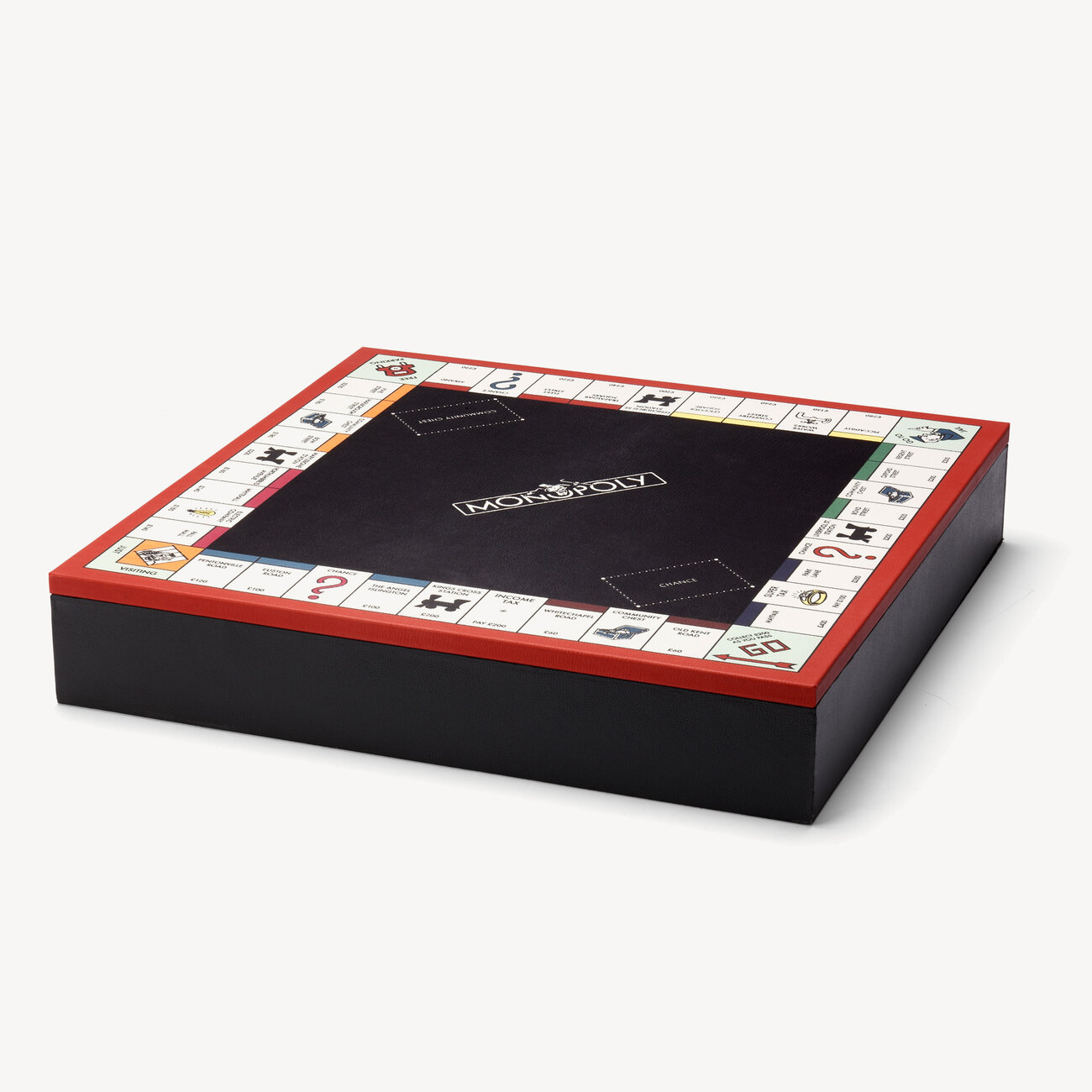 Monopoly Set in Red & Black | Aspinal of London