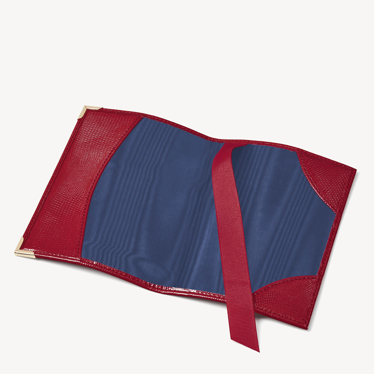 Passport Cover in Bordeaux Lizard | Aspinal of London