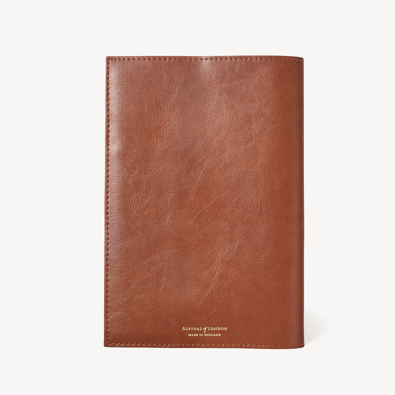 Rustic A5 Refillable Leather Journal in Brown | Aspinal