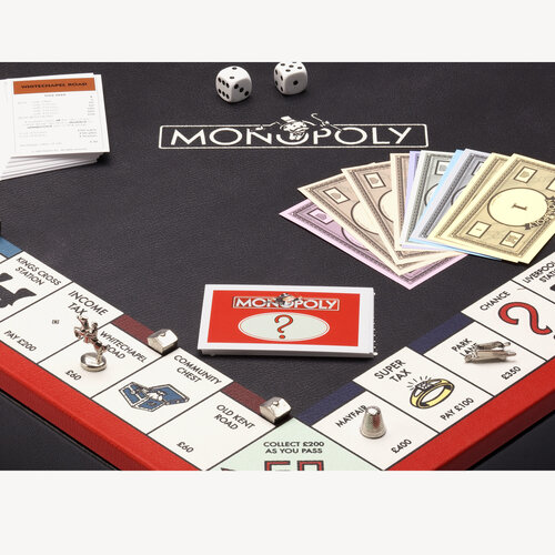 Monopoly Set in Red & Black | Aspinal of London