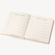 Deluxe Ivory Leather Baby Record Book | Aspinal of London