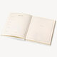 Deluxe Ivory Leather Baby Record Book | Aspinal of London