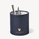 Round Pen Pot in Navy Pebble | Aspinal of London