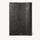 A4 Refillable Leather Journal in Black | Aspinal of London