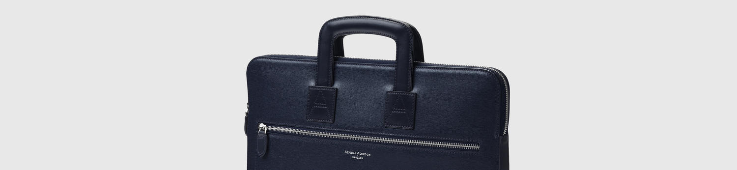 Men's Leather Document Cases | Business Bags | Aspinal of London