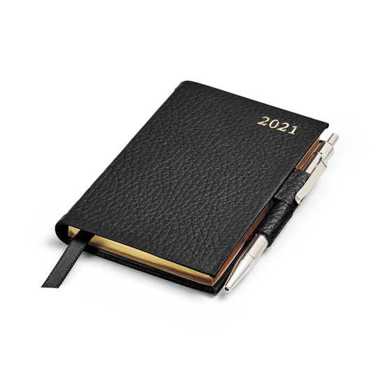 2021 Mini Pocket Diary With Pen In Black Pebble Aspinal 2021-mini-pocket-diary-with-pen-in-black-pebble-aspinal